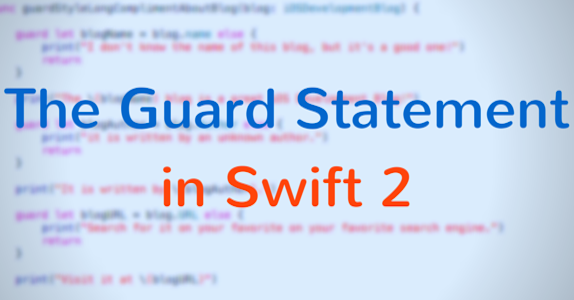 The Guard Statement In Swift — Coding Explorer Blog